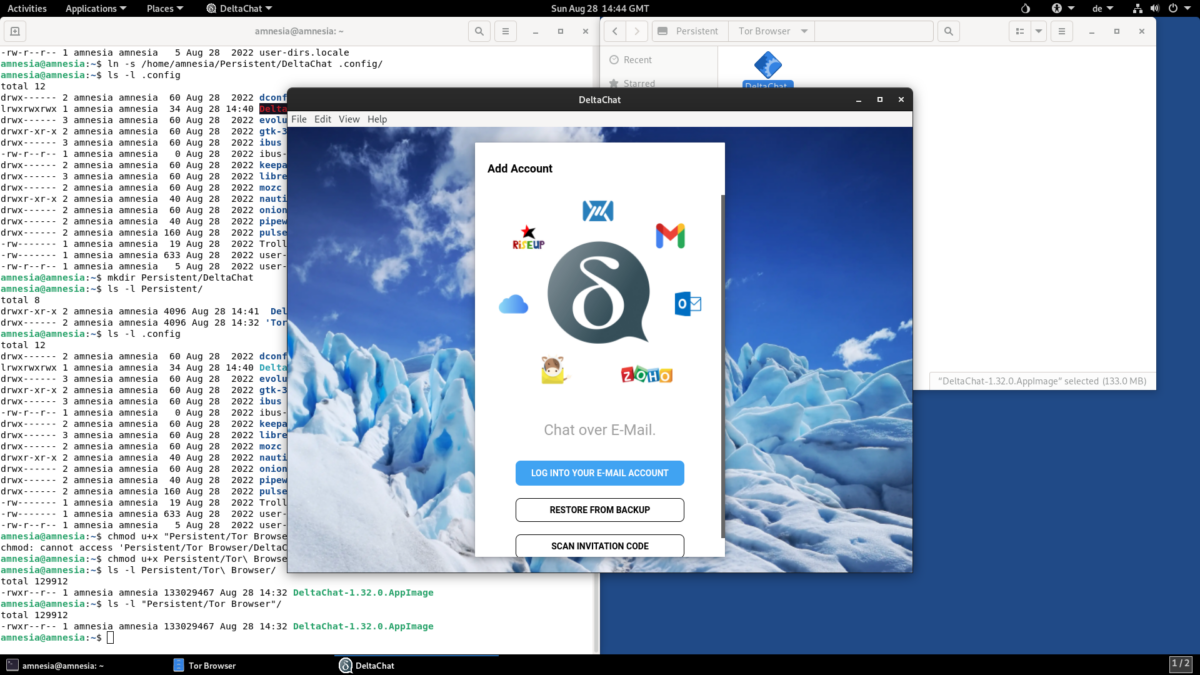 How to Setup Delta Chat on Tails in 5 Steps – Nami