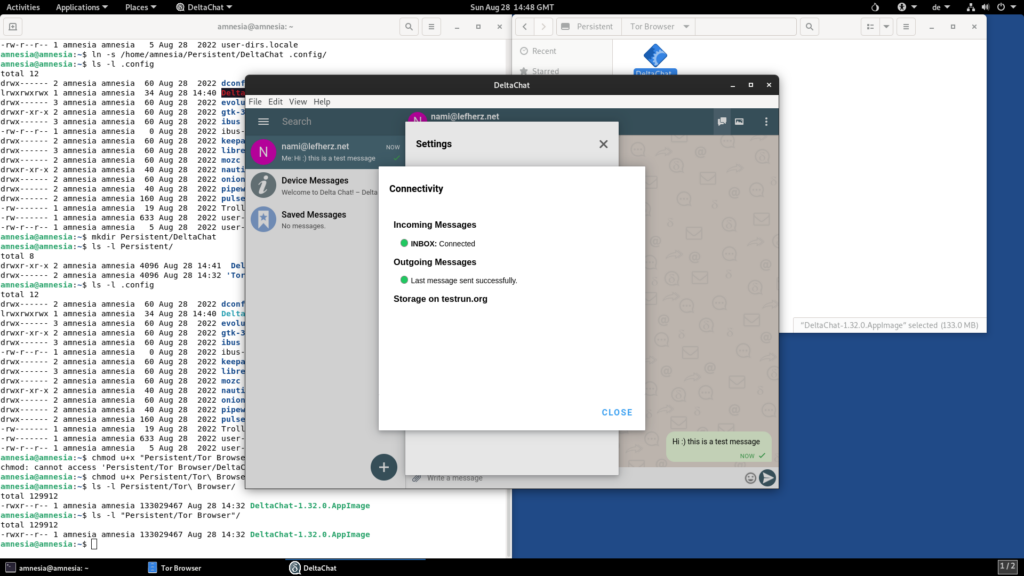 How to Setup Delta Chat on Tails in 4 Steps – Nami